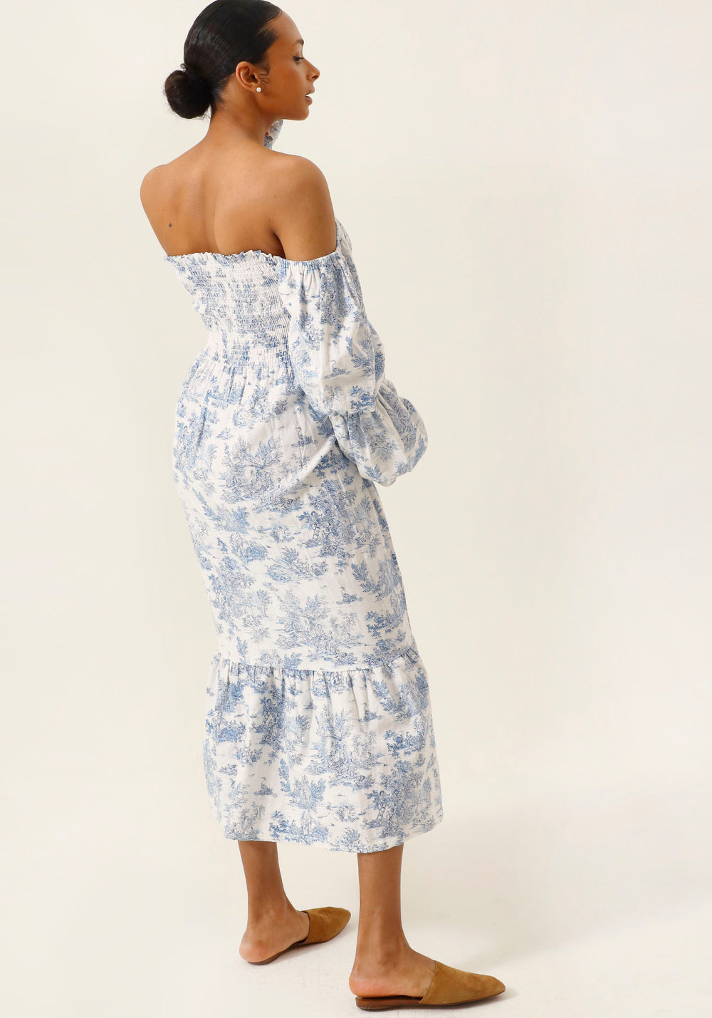 YUKI Dress in Paris – Linen Maternity Dress | Nothing Fits But