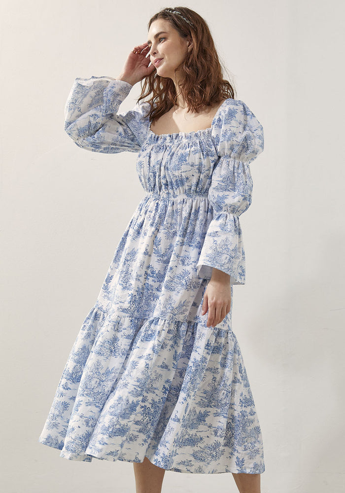HEIN Dress – Smocked Linen Maternity Dress | Nothing Fits But